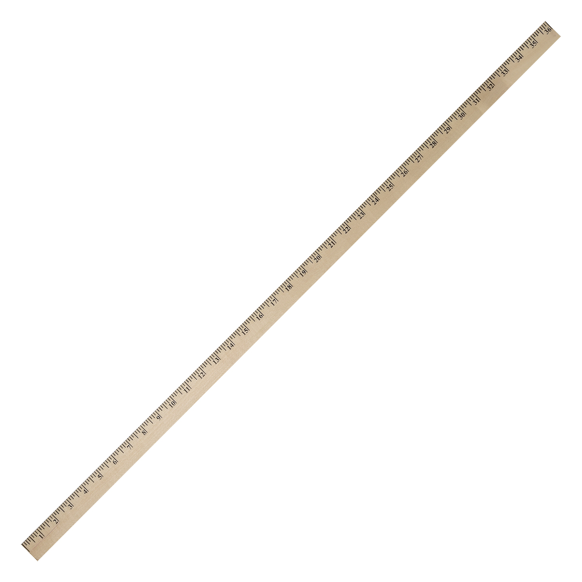 #0YD355P Clear Lacquered Yardstick - Hit Promotional Products
