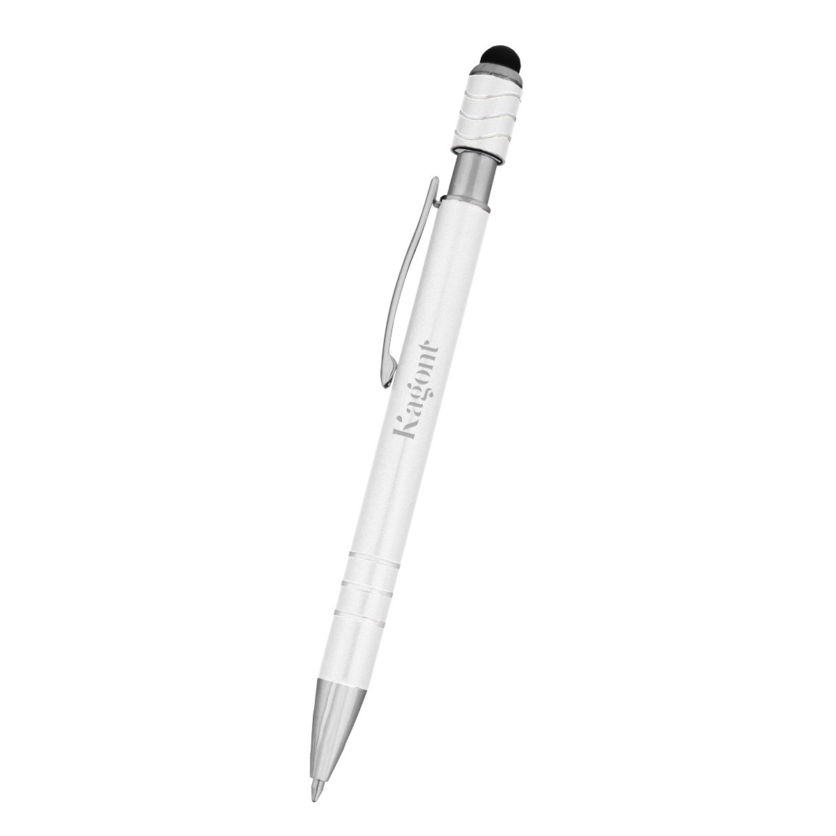#11176 Spin Top Pen With Stylus - Hit Promotional Products