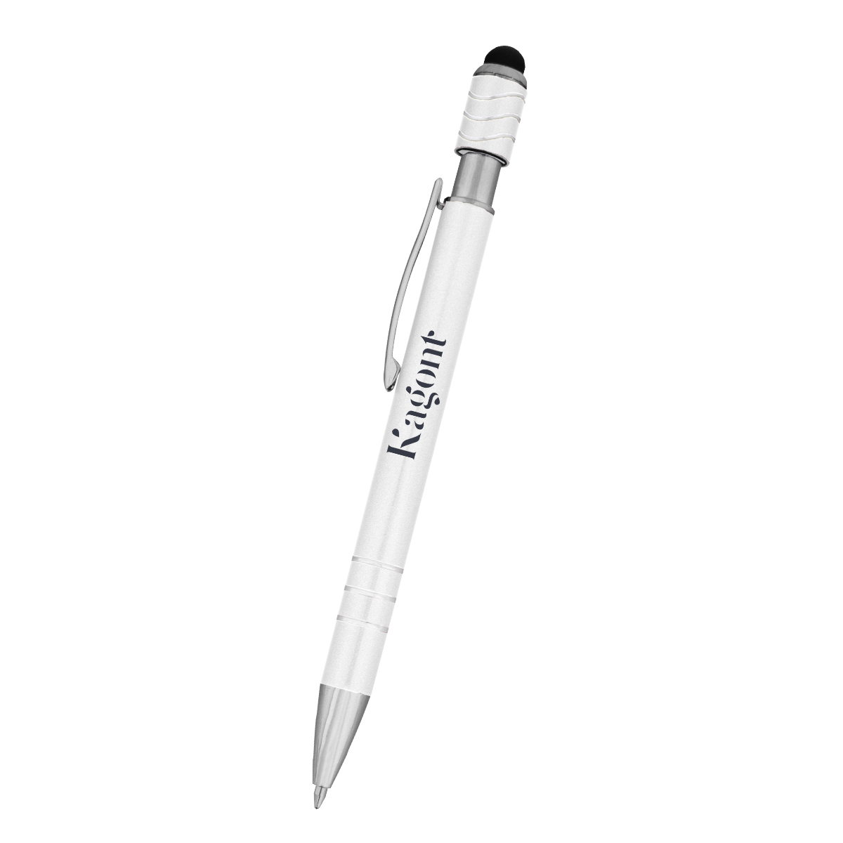 #11176 Spin Top Pen With Stylus - Hit Promotional Products