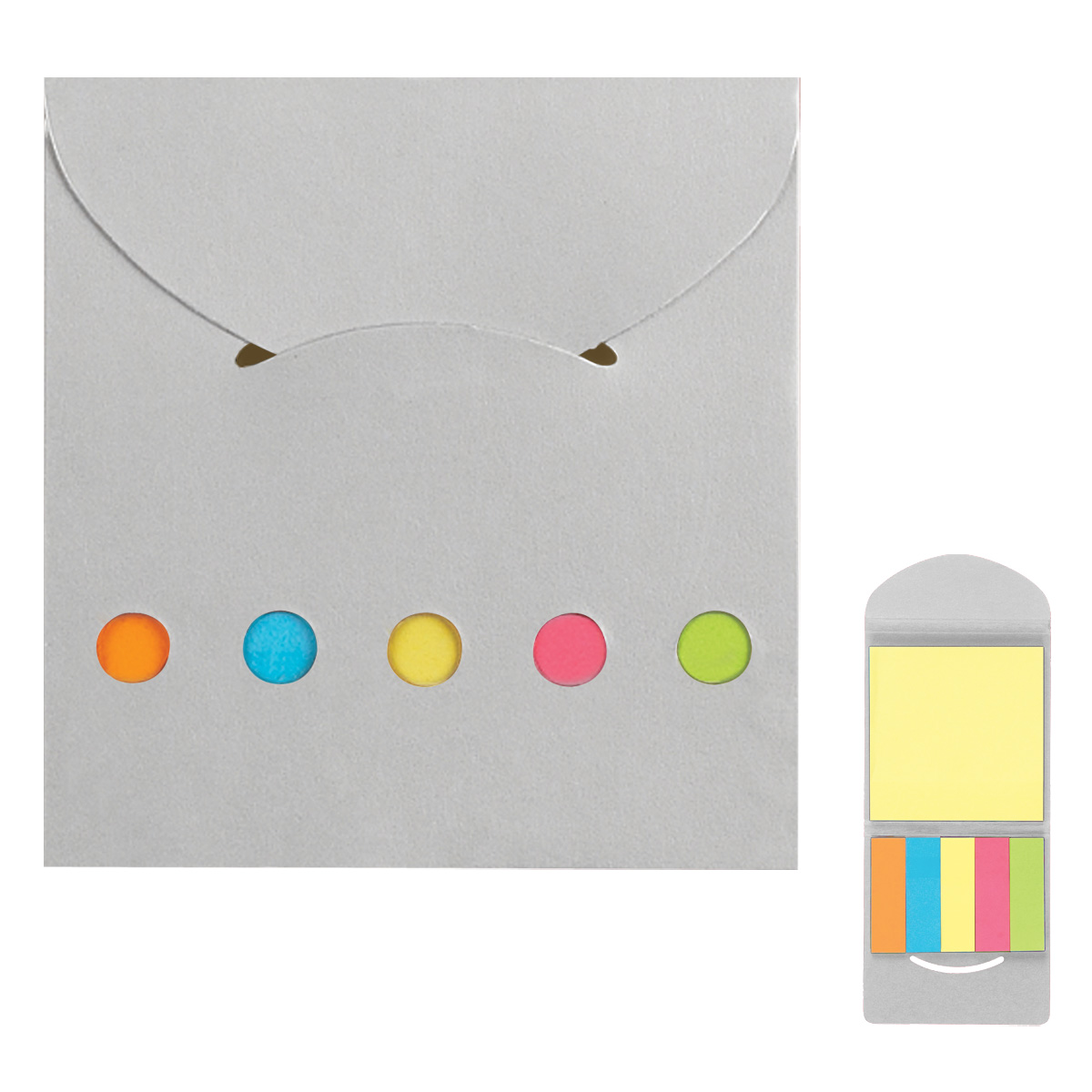#1347 Sticky Notes And Flags In Pocket Case - Hit Promotional Products