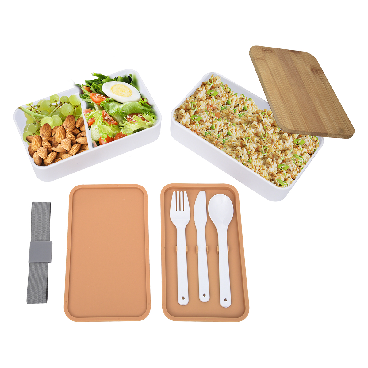 #2216 Stackable Bento Lunch Set - Hit Promotional Products