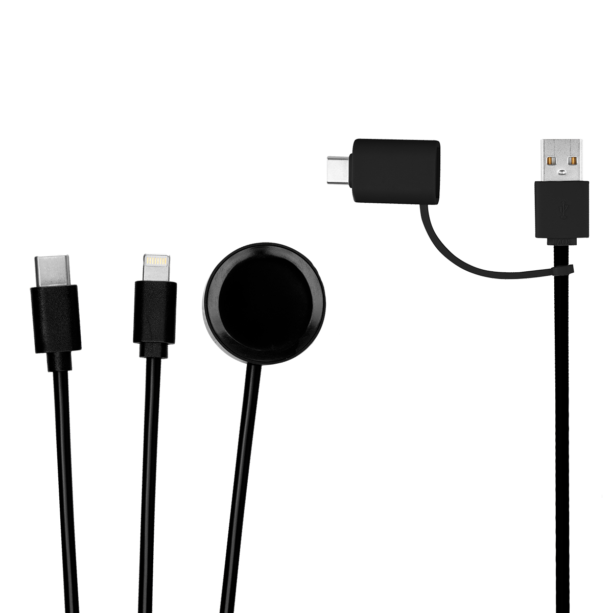 #25226 - 3' Multi-Charging Cable With Watch Dock - Hit Promotional Products