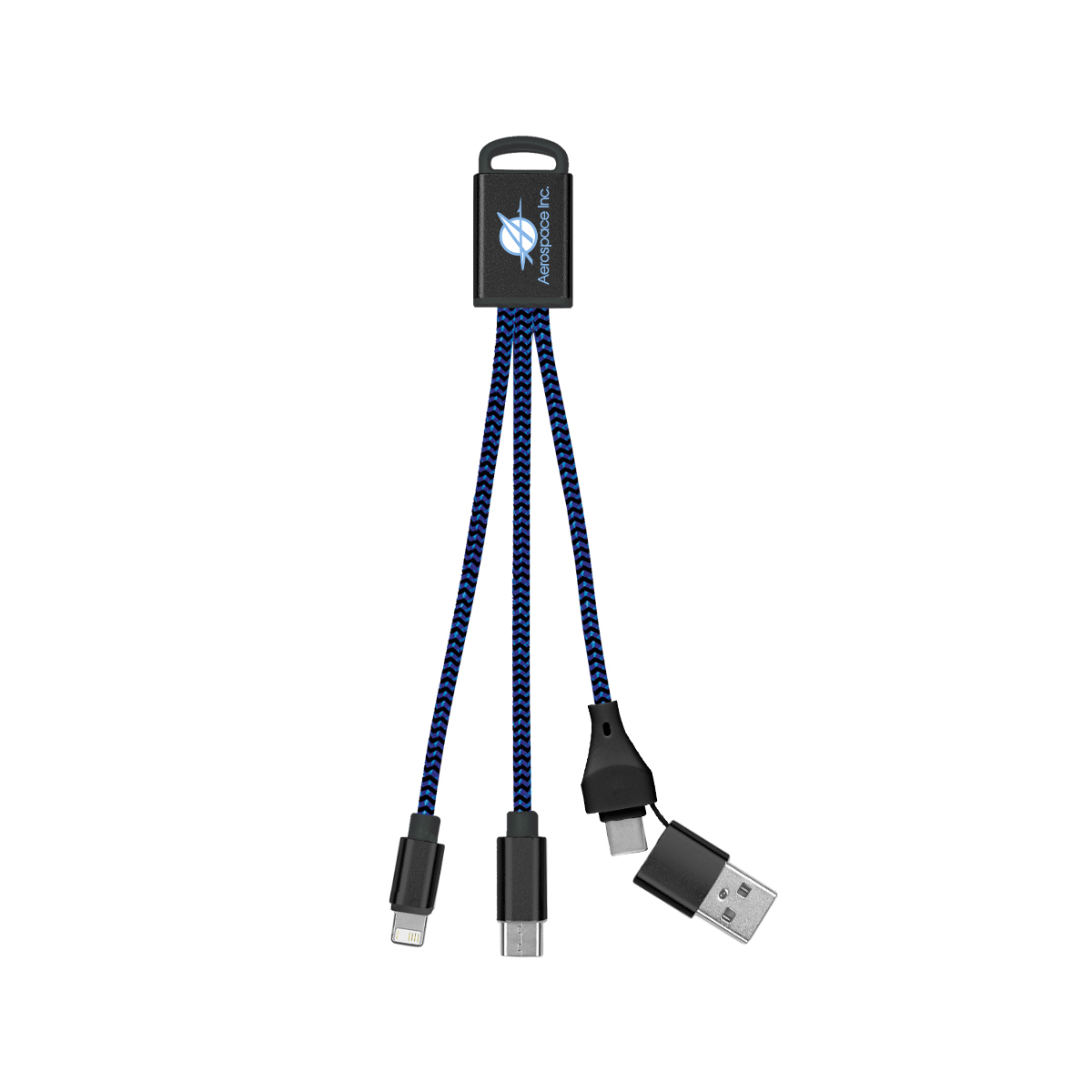 #28292 - 3-In-1 Braided Charging Buddy 2.0 - Hit Promotional Products