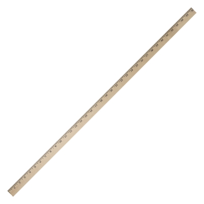 #0YD355P Clear Lacquered Yardstick - Hit Promotional Products