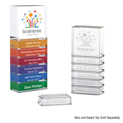 #10501 Stackable Clear Acrylic Top Award - Hit Promotional Products
