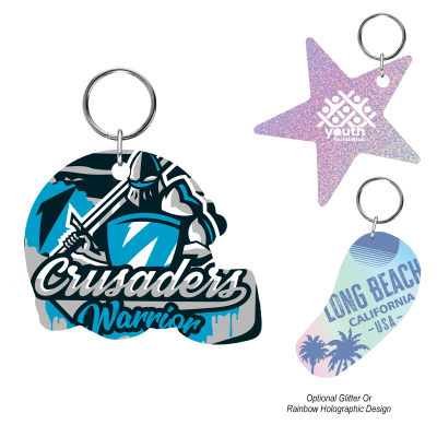 #20096 Acrylic Key Tag - Custom Shape 6" - Hit Promotional Products