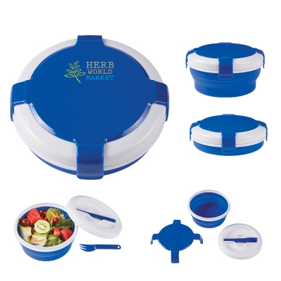 #2129 Silicone Collapsible Lunch Set - Hit Promotional Products