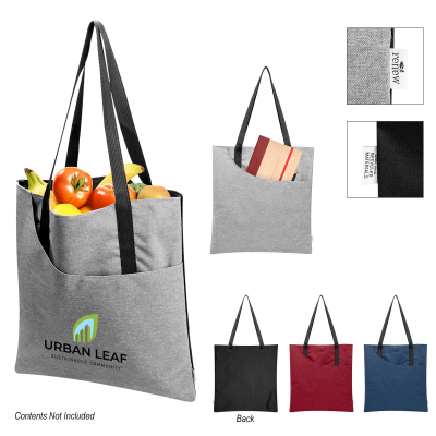 #30147 Swoop Heathered rPET Tote Bag - Hit Promotional Products