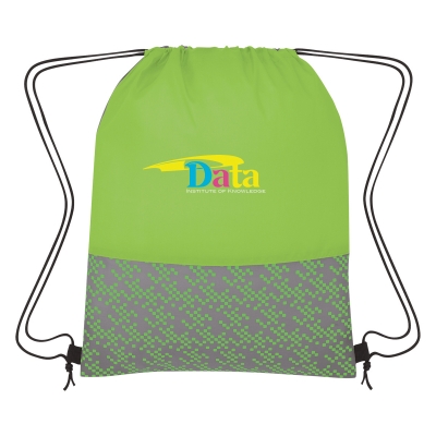 #3196 Bitmap Drawstring Backpack - Hit Promotional Products