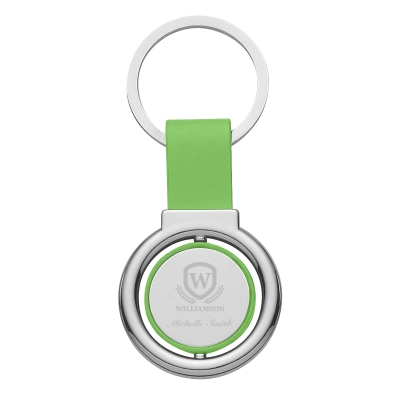 #4770 Circular Metal Spinner Key Tag - Hit Promotional Products