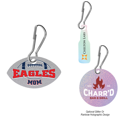 #75214 Acrylic Zipper Pull - Custom Shape 2" - Hit Promotional Products