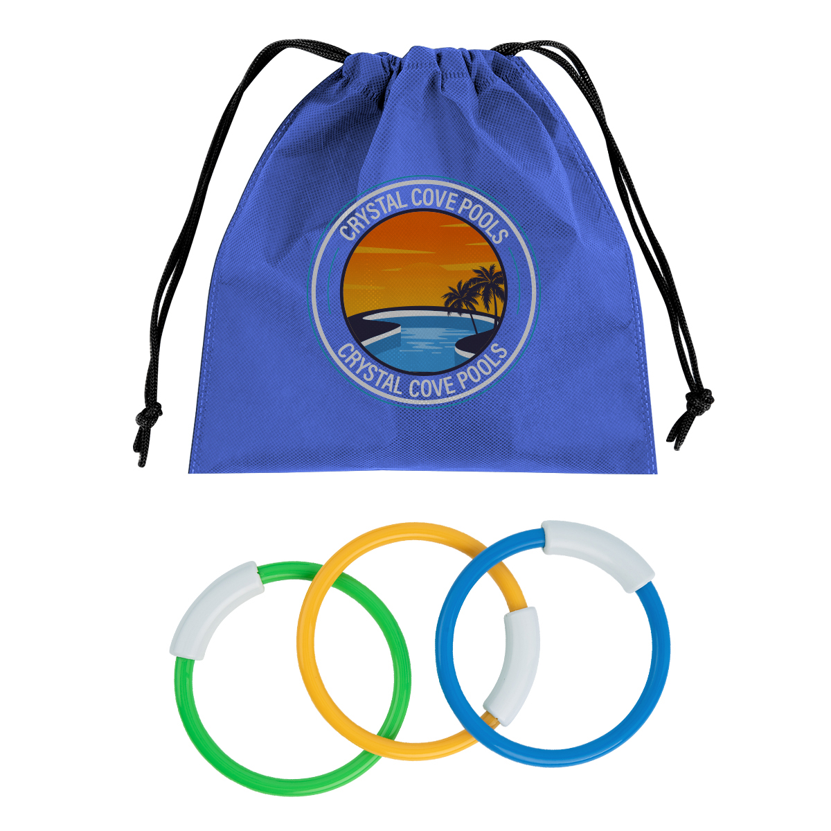 #40007 Hide & Go Swim rPET Diving Rings - Hit Promotional Products