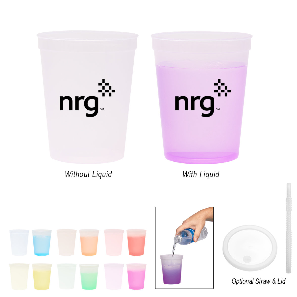#5925 - 16 Oz. Mood Stadium Cup - Hit Promotional Products