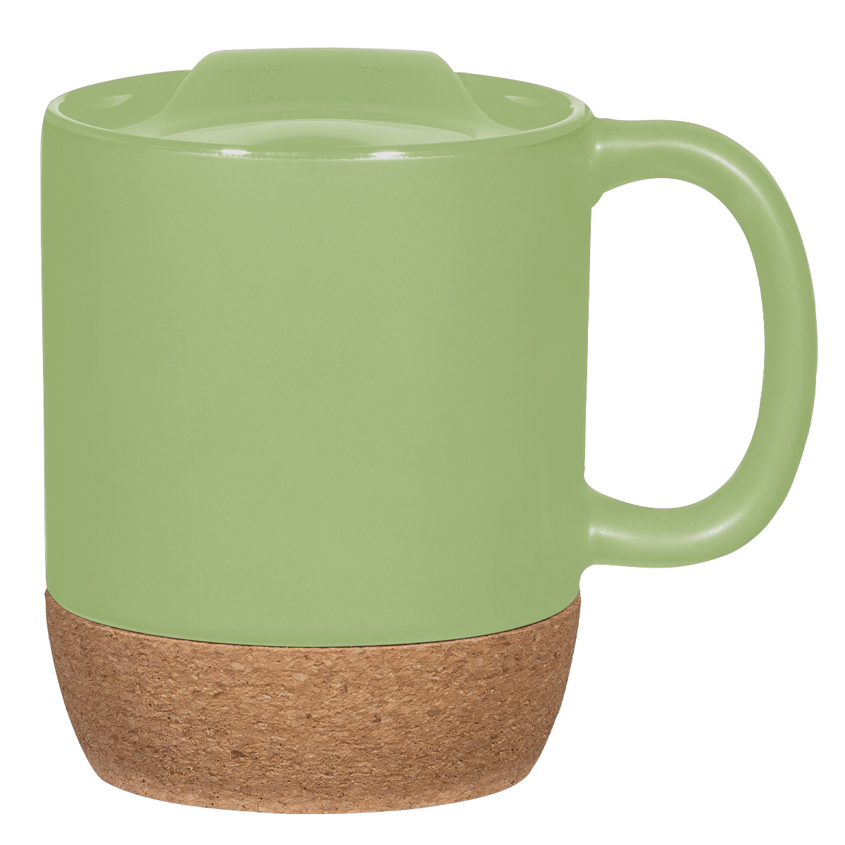 #7146 - 14 Oz. Cork Base Ceramic Mug - Hit Promotional Products
