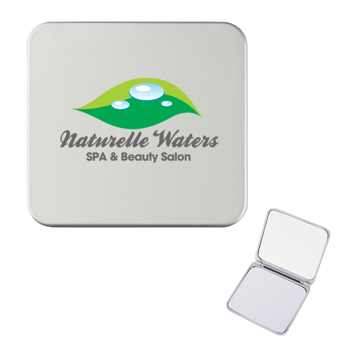 #7504 Compact Mirror With Dual Magnification - Hit Promotional Products