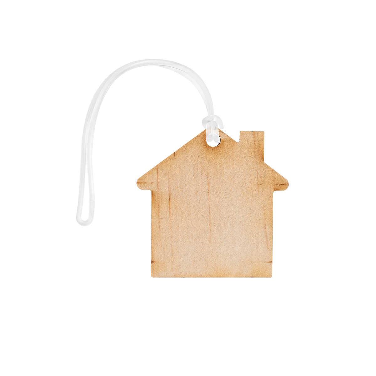#75218 Full Color Wood Luggage Tag - 4" - Hit Promotional Products