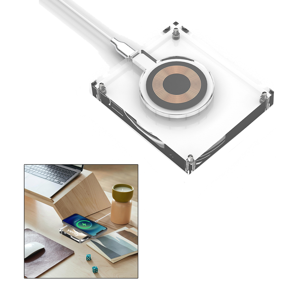 #9178 Powerstick ClearCharge - Hit Promotional Products