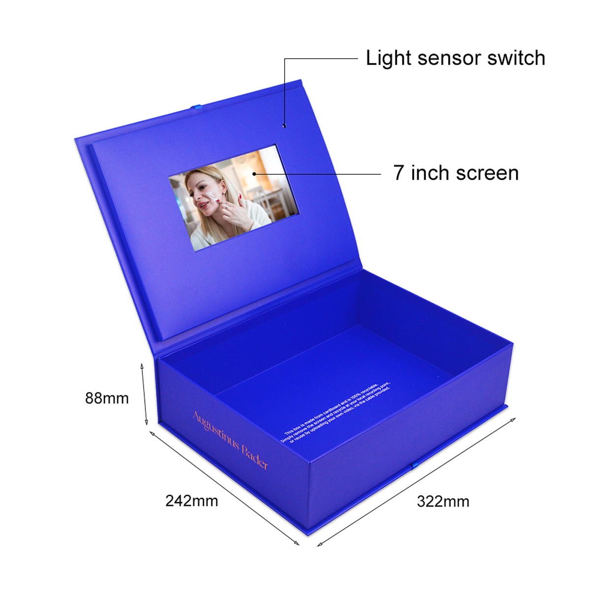 #C19B Custom 256MB Video Gift Box - 11.75" x 9.25" x 4" - Hit ...