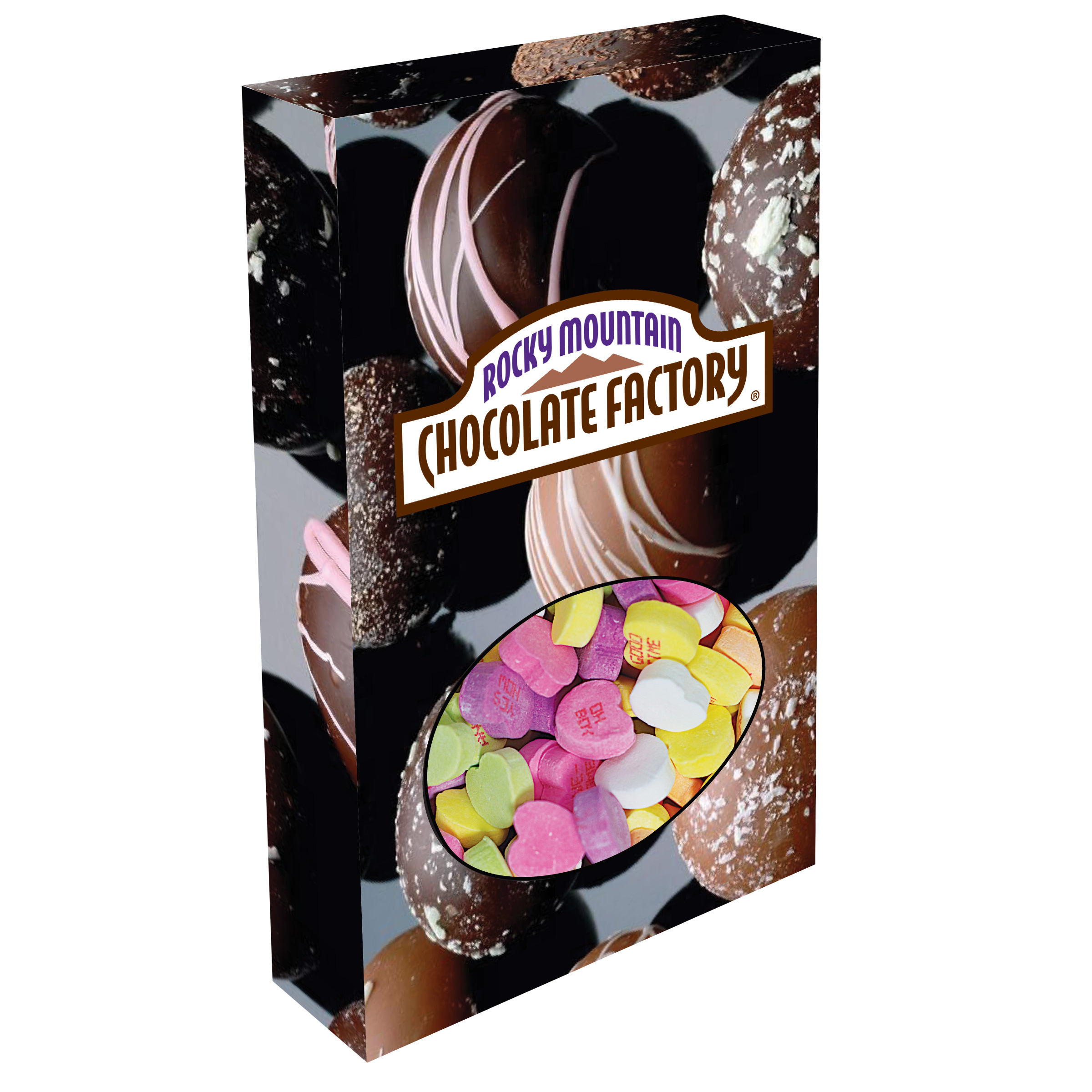 #ZCBOX-CHRTS Custom Die Cut Candy Box With Conversation Hearts - Hit ...