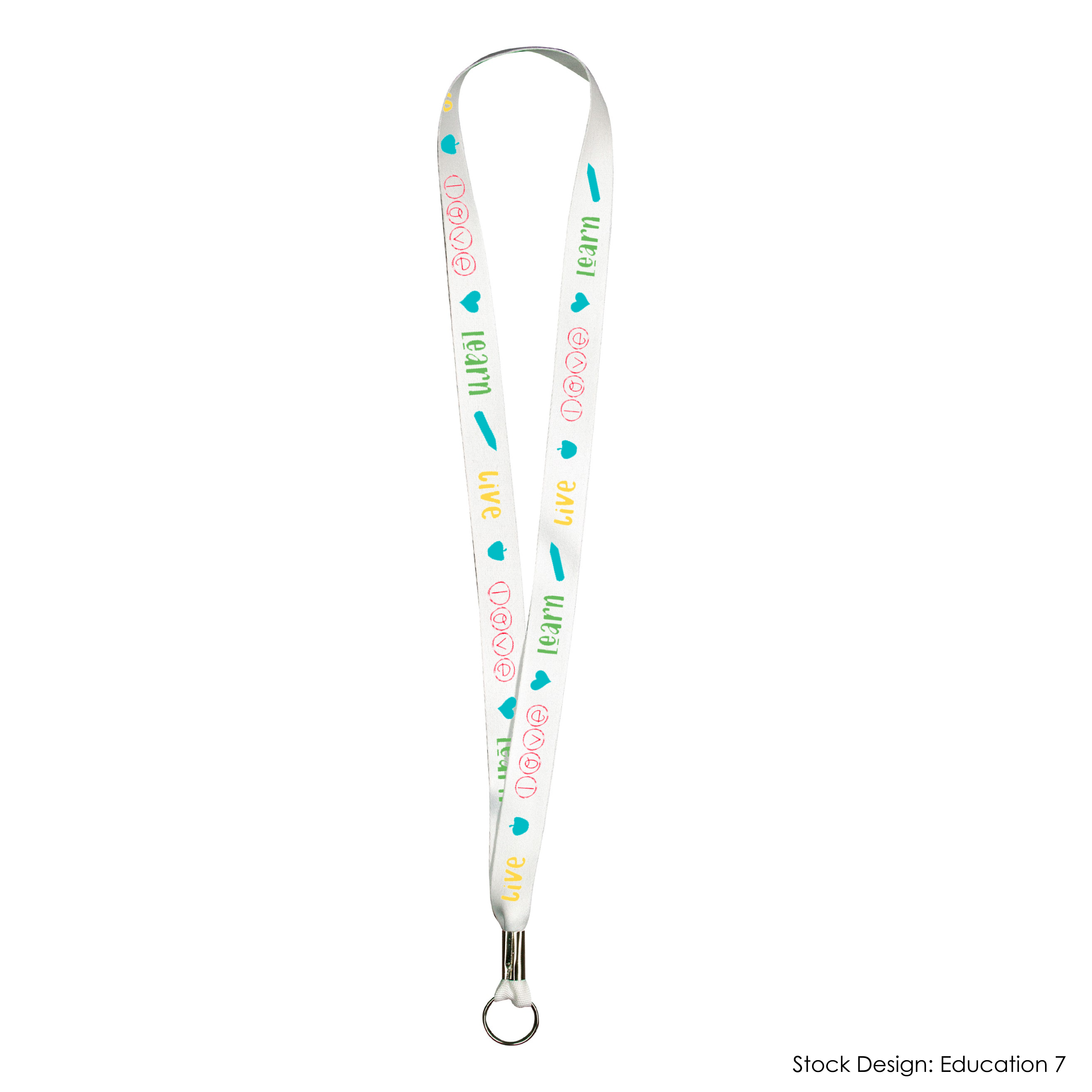 #LANYARDS-DS75-BTS - Back To School Full Color Imprint Smooth Dye ...